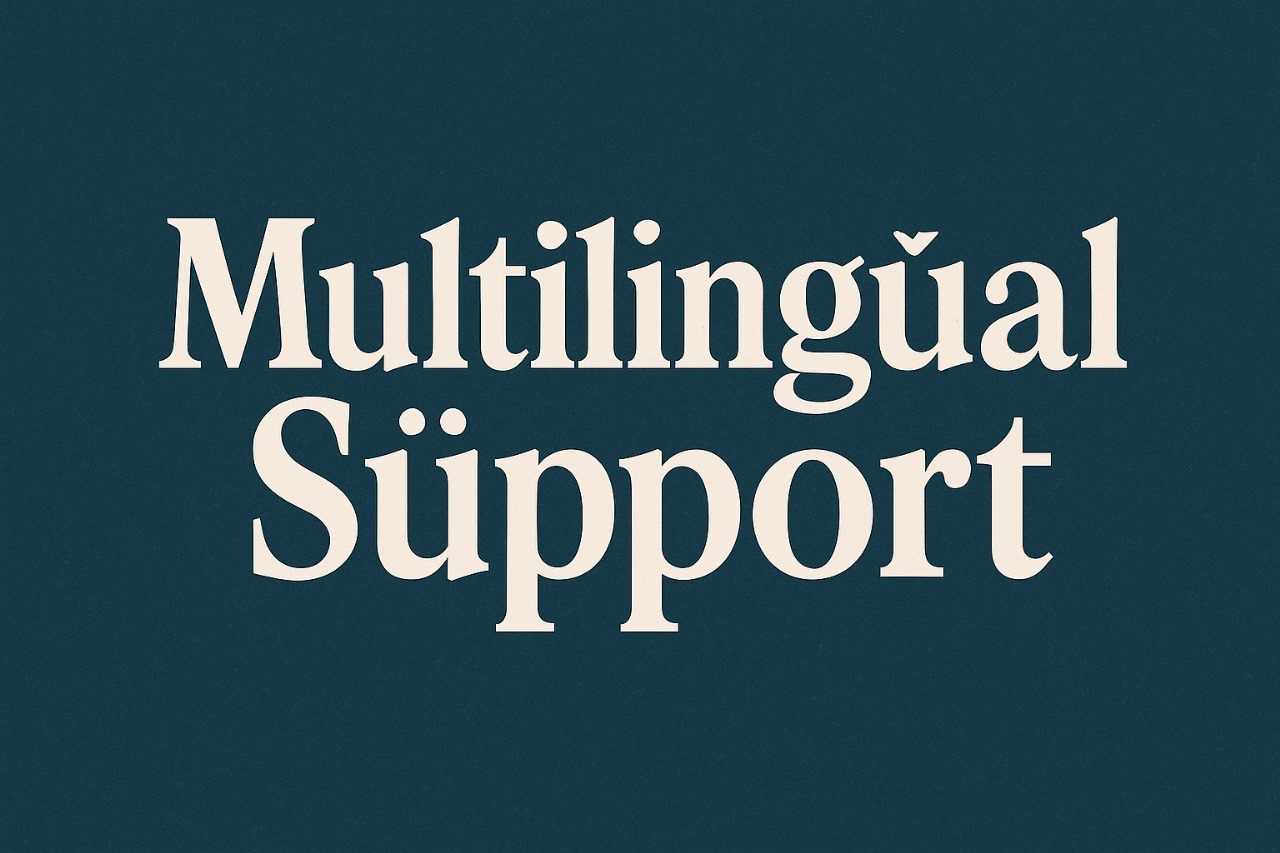Multilingual Support - iKOnet Research & Consultants Pvt. Limited