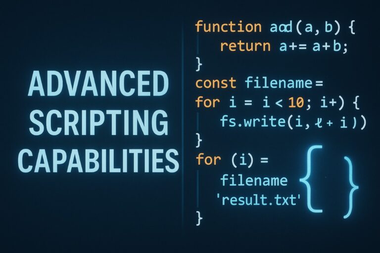 Advanced Scripting Capabilities – iKOnet Research — Intelligence Connected