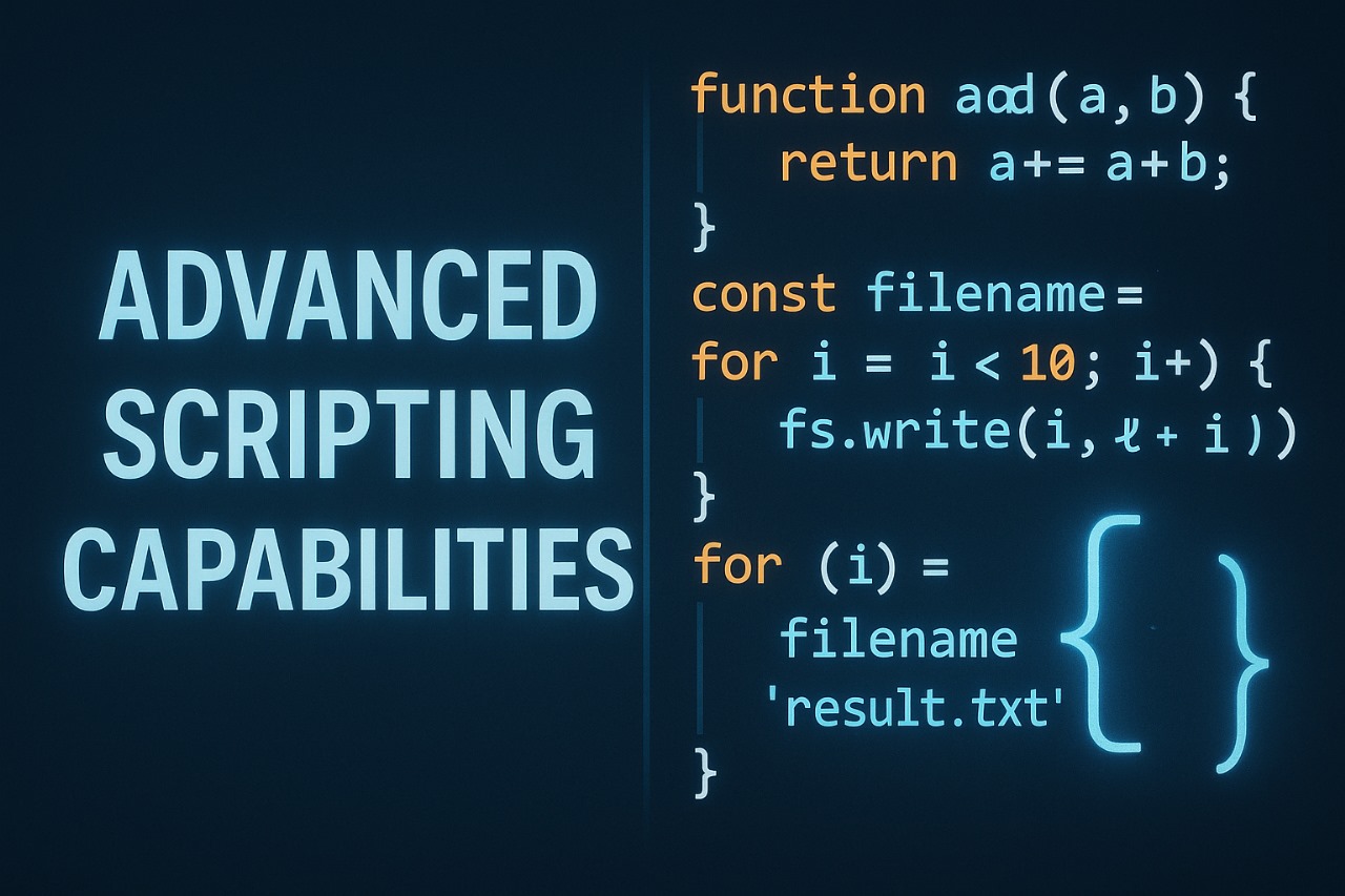 Advanced Scripting Capabilities – Sectors We Serve